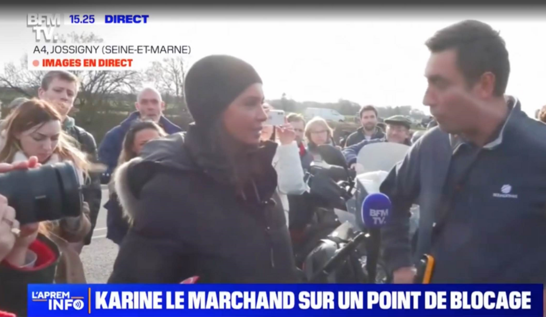 Manifestations | Karine Le Marchand témoigne de son soutien aux ...