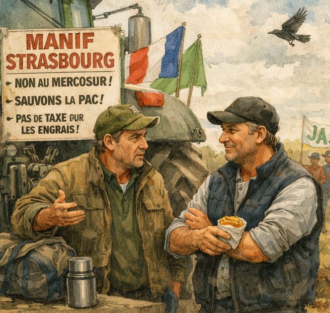 Syndicalisme | C’est l’histoire de deux mecs qui discutent de la manif ...