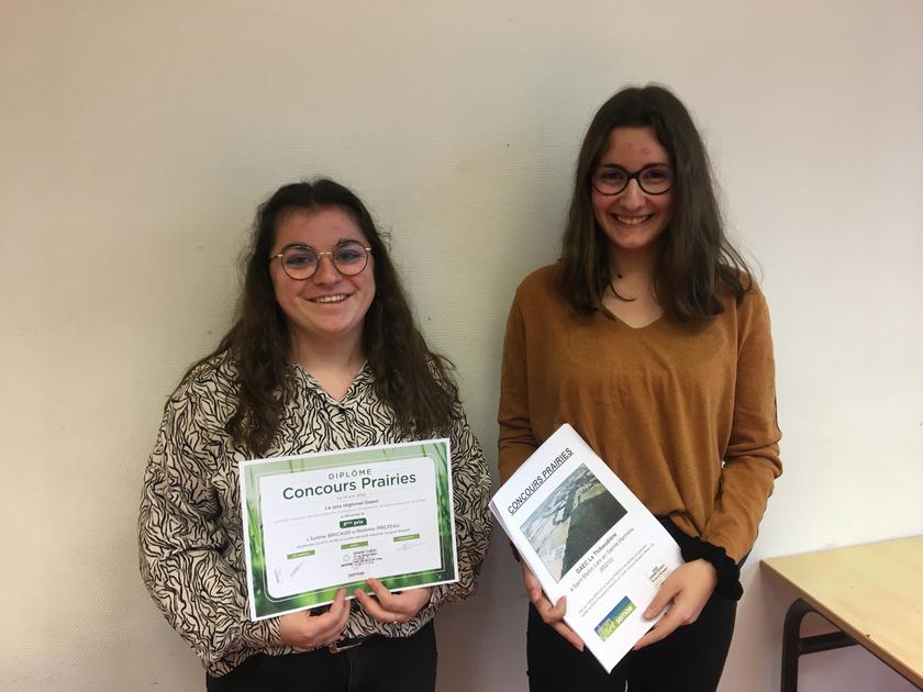 Concours national Semae : la prairie réussit à Sylène et Noémie ...