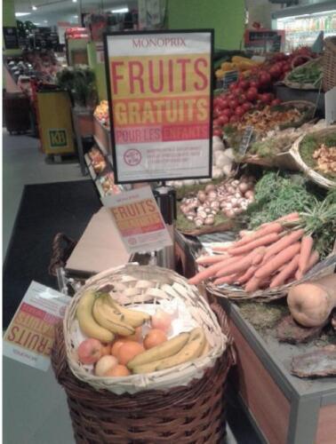 Monoprix offre des fruits aux enfants | Réussir fruits & légumes