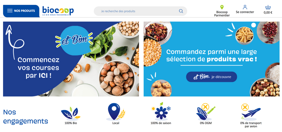 Magasins spécialisés | Biocoop se lance dans le e-commerce | Réussir ...