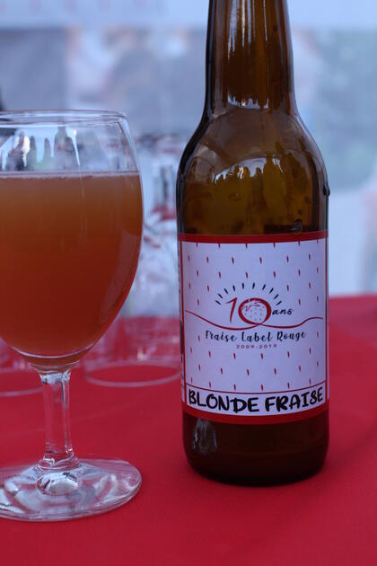 Une bière pour les 10 ans de la fraise Label Rouge | Réussir fruits ...