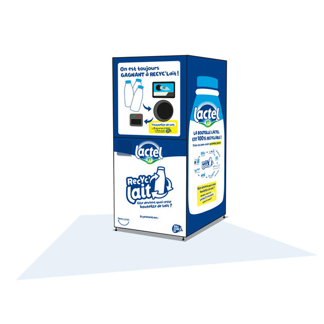 Lactel incite au tri des bouteilles de lait | Réussir lait