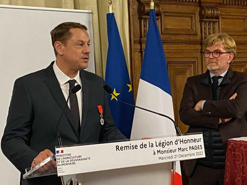 Marc Pagès, chevalier de la Légion d'honneur | Les Marchés by Réussir