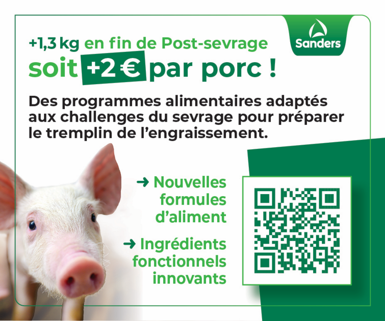 Contenu partenaire | Nouveaux aliments porcelets Sanders : plus de ...